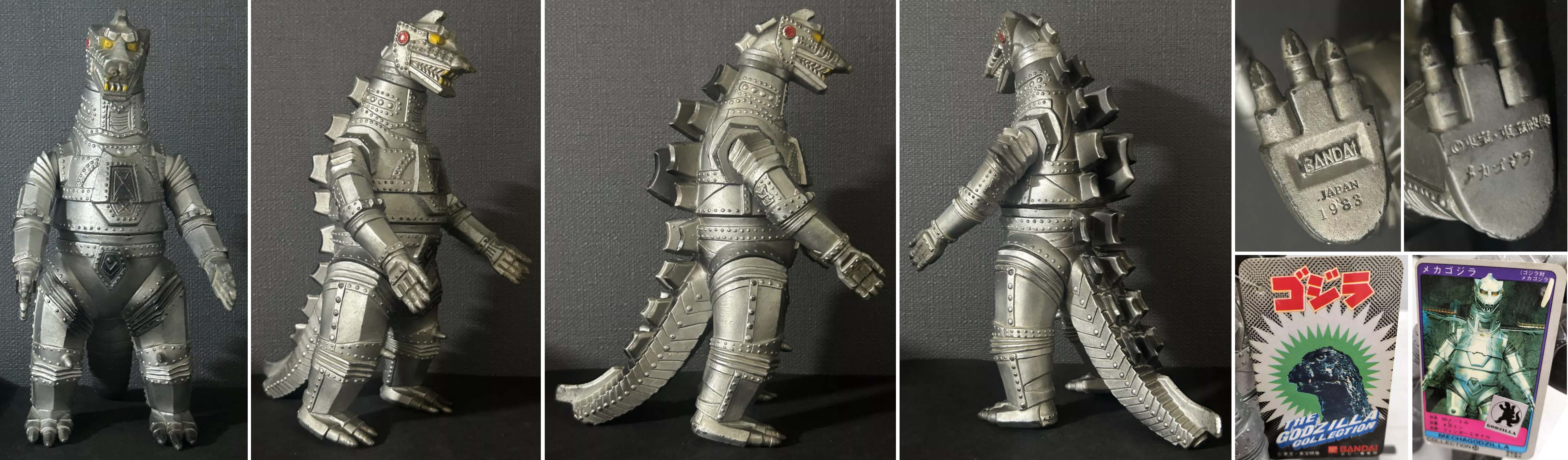 Mechagodzilla Figures from 1974 "Godzilla vs Mechagodzilla"